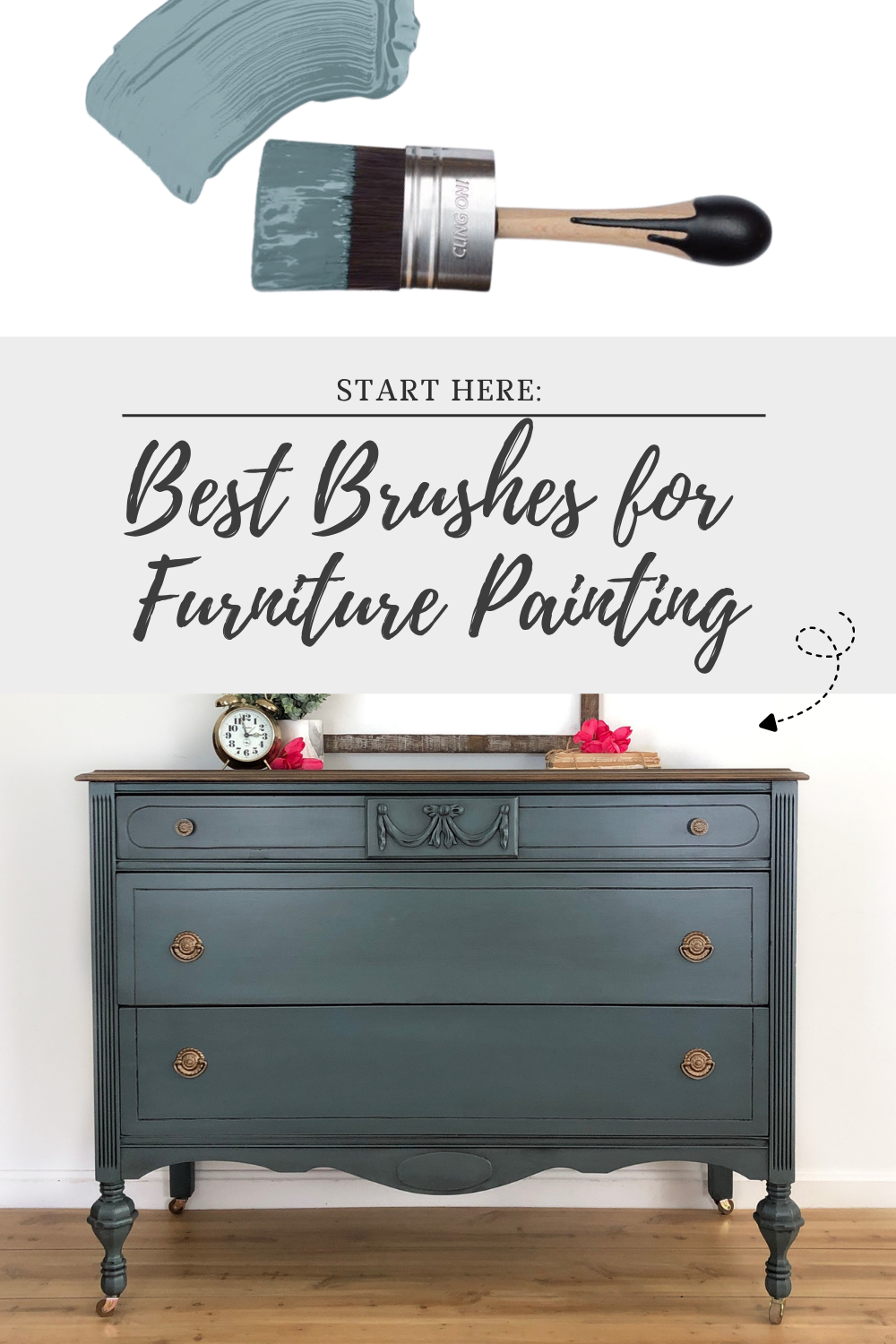 Best Brushes for Furniture Painting - Captiva Home Studio