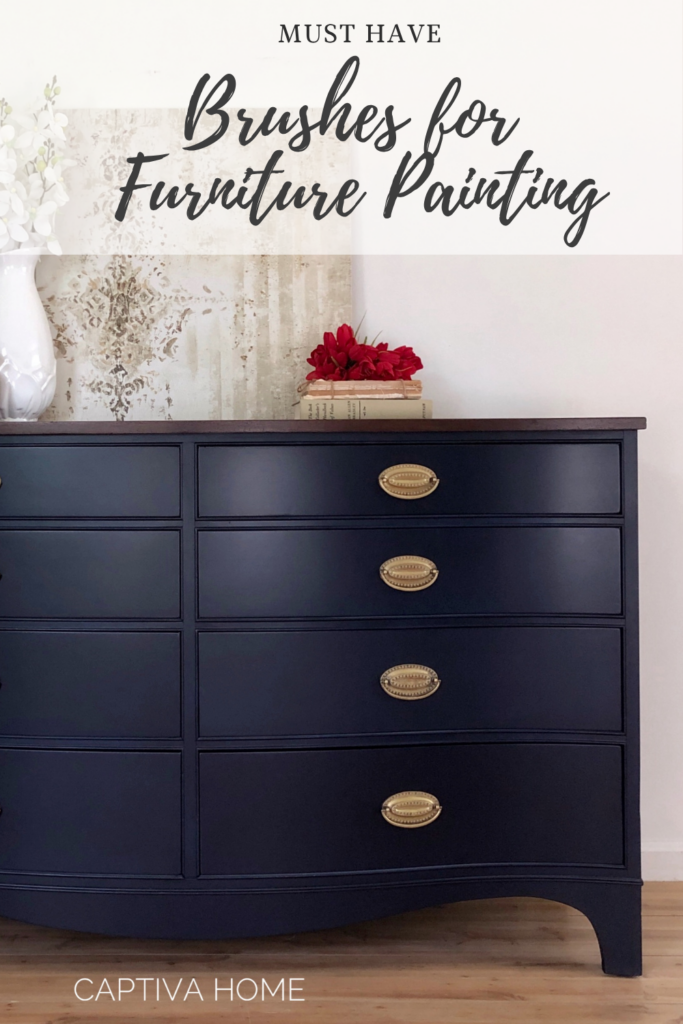 Best Brushes for Furniture Painting - Captiva Home Studio